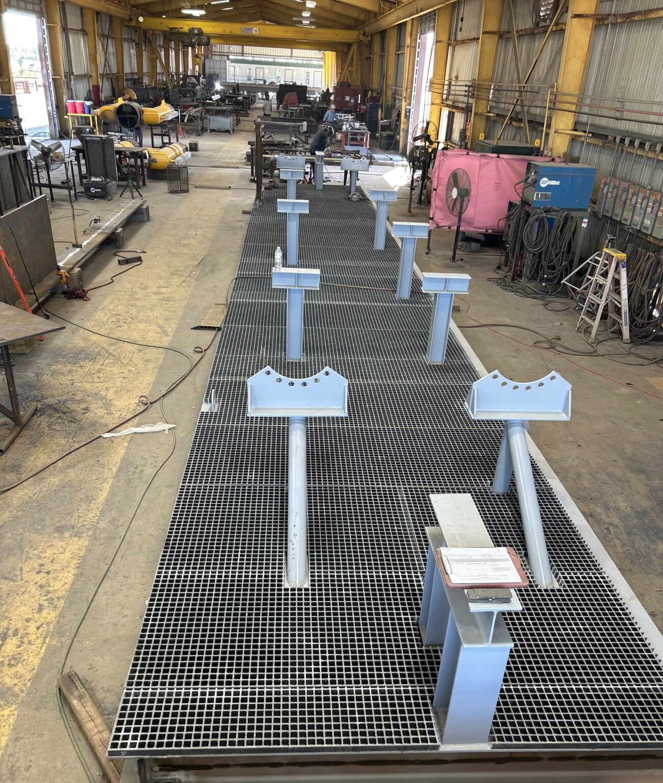 Metering Skid FRP Grating Installation - Performance Energy Services